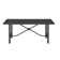 Wade Logan® Marceau Rectangular Metal Outdoor Dining Table & Reviews | Wayfair